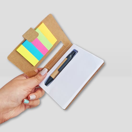 Memo Set con Bolígrafo - Bullet Marketing y Merchandising